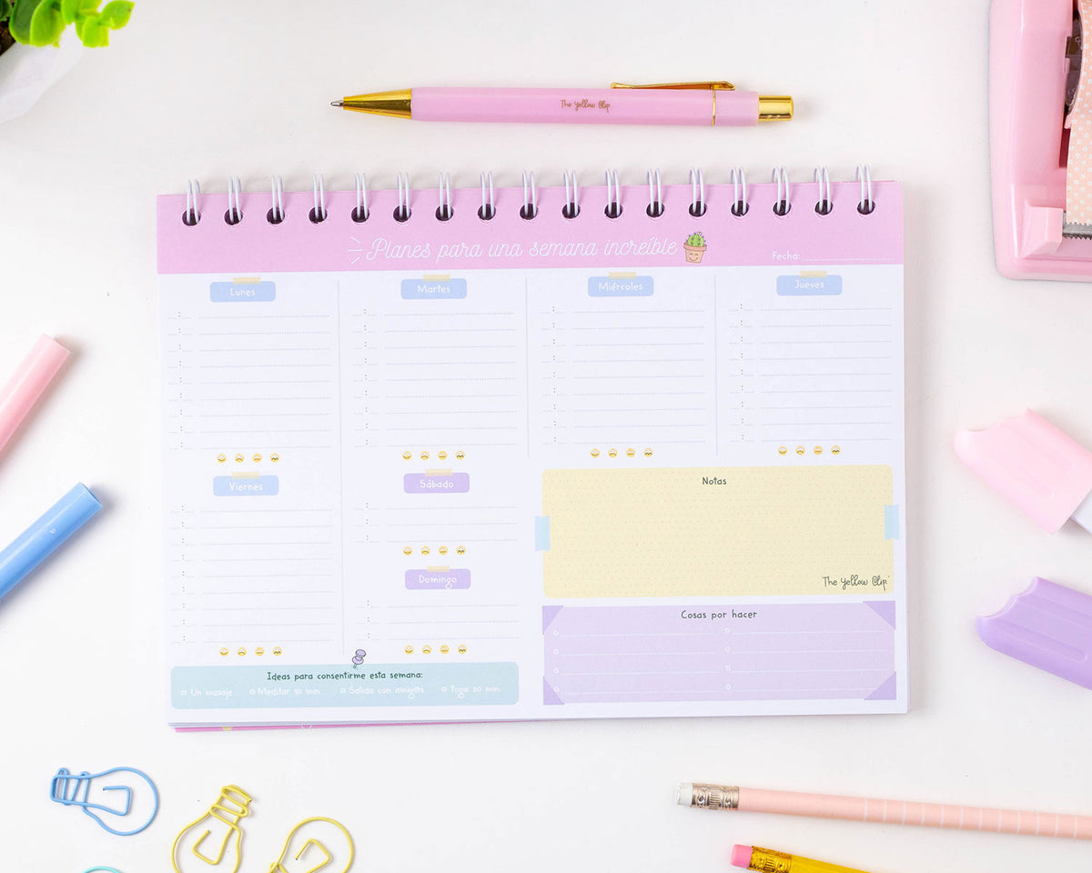 The Amazing Planner: Candy Pink – The Yellow Clip